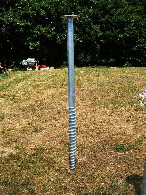 Geofix ground screw foundations