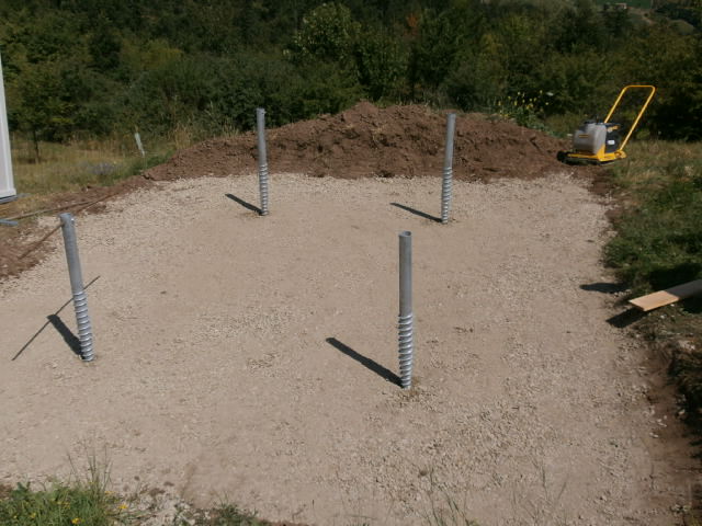 Geofix ground screw foundations